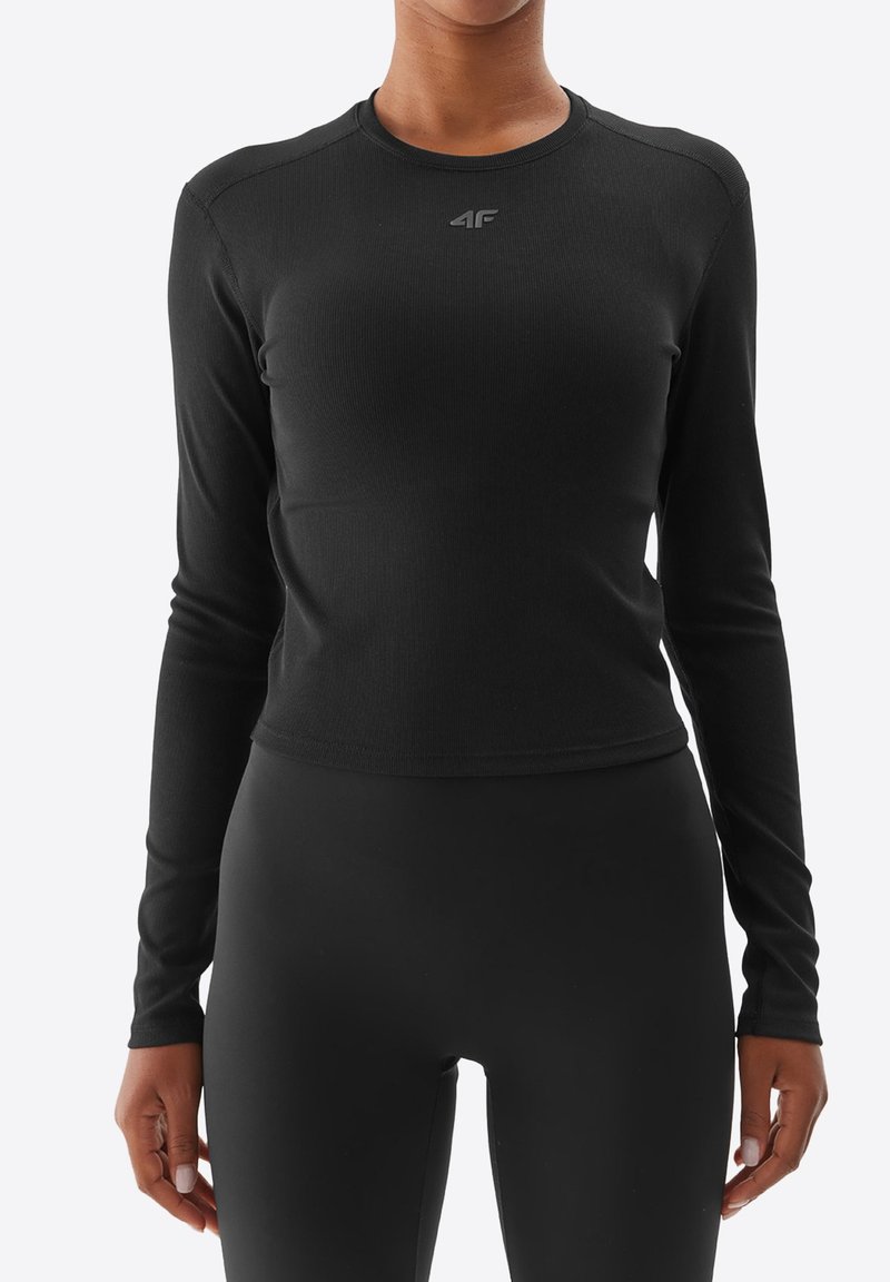 4F - Bluzka z długim rękawem/antracytowy - Zalando.pl