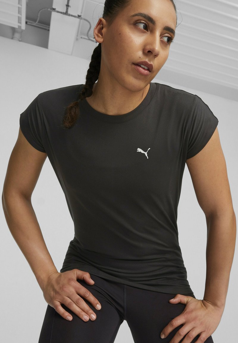 Puma CLOUDSPUN TREND - T-shirt basic - black/zwart - Zalando.be
