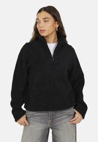 Brave Soul Fleece jumper - black - Zalando