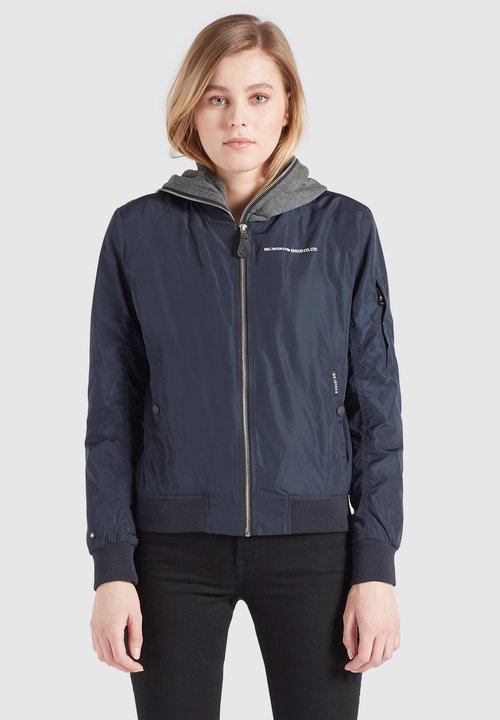 Dámské bomber bundy - modrá khujo | Zalando