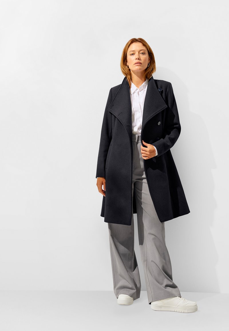 Ellos Collection MY - Classic coat - blau/blue - Zalando
