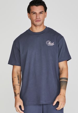 SIKSILK OVERSIZED CHAIN - T-shirt print - snow marl/lichtgrijs - Zalando.nl