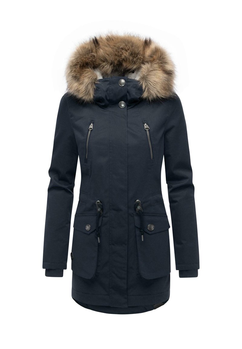 Ragwear ELLSA - Płaszcz zimowy/granatowy - Zalando.pl