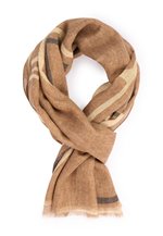 Boggi Milano GEOMETRIC - Scarf - taupe - Zalando.de