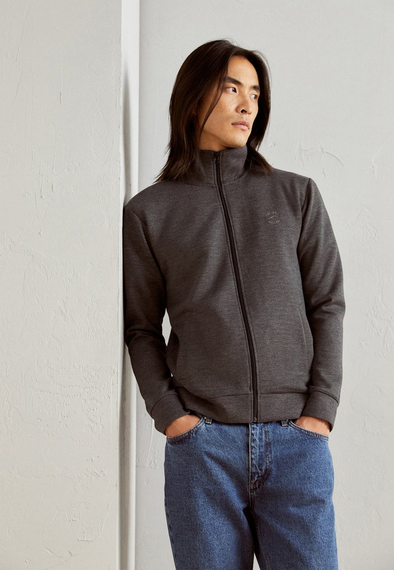 INDICODE JEANS INSHARPE - Training jacket - charcoal mix/anthracite ...