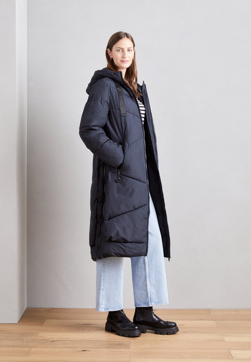 Esprit PUFFER COAT - Wintermantel - black/schwarz - Zalando.de