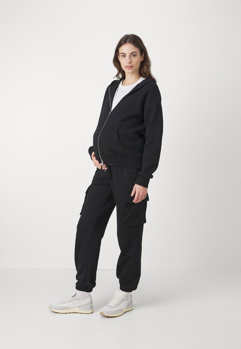 Even&Odd Maternity Tracksuit - black/black - Zalando