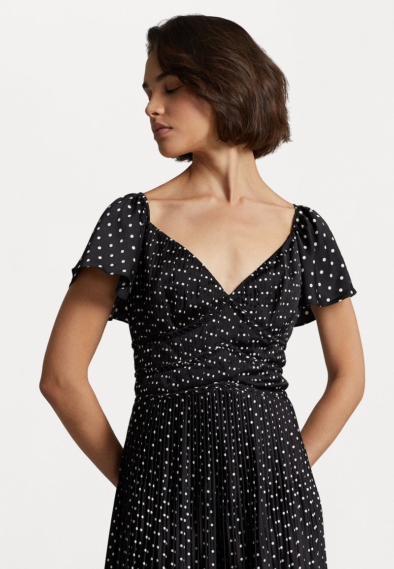 Polo Ralph Lauren GNEVIE SHORT SLEEVE DRESS - Cocktailjurk - holiday black/zwart - Zalando.nl