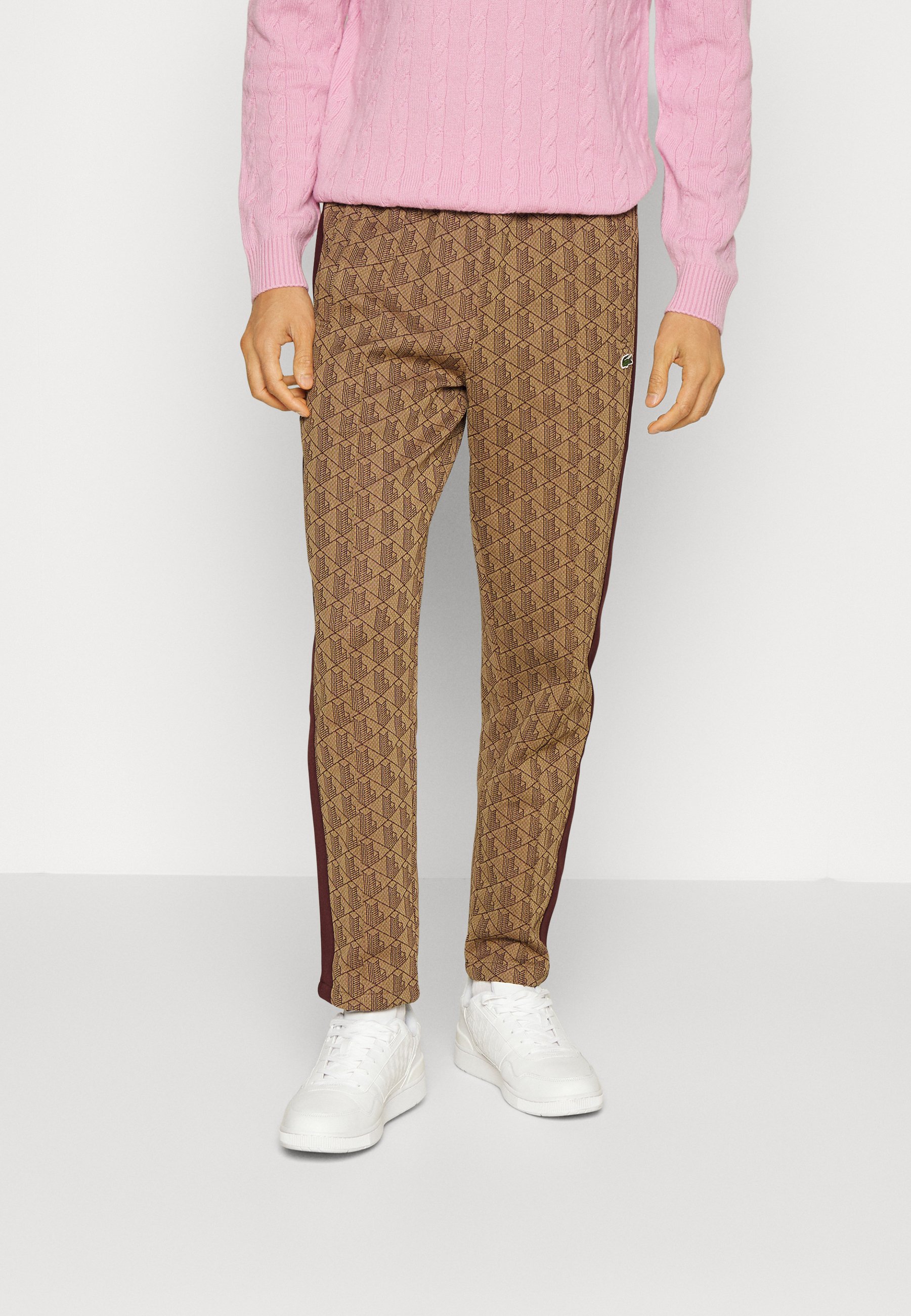 Lacoste Stoffhose - viennese/expresso/hellbraun - Zalando.ch