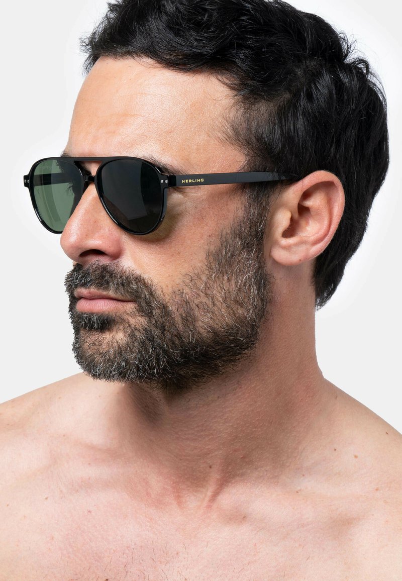 Herling Solglasögon - jet black/svart - Zalando.se