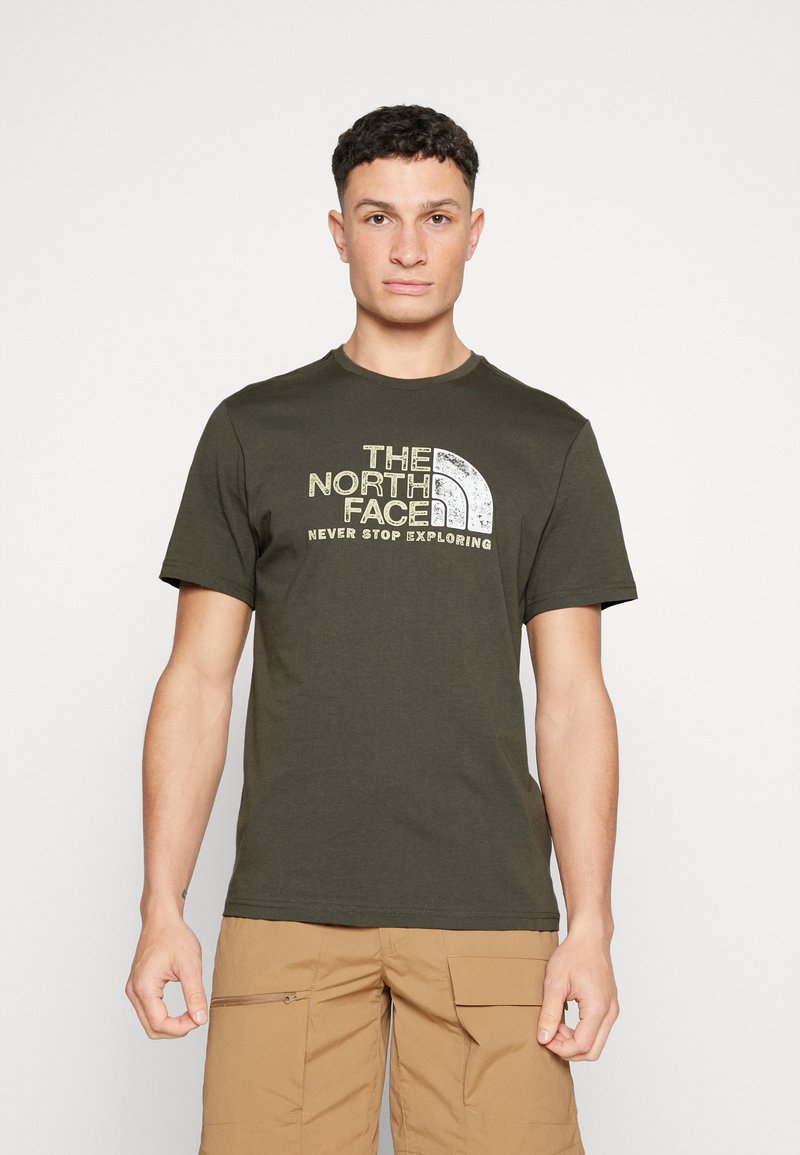 The North Face RUST 2 TEE - Nyomott mintás póló - new taupe green ...