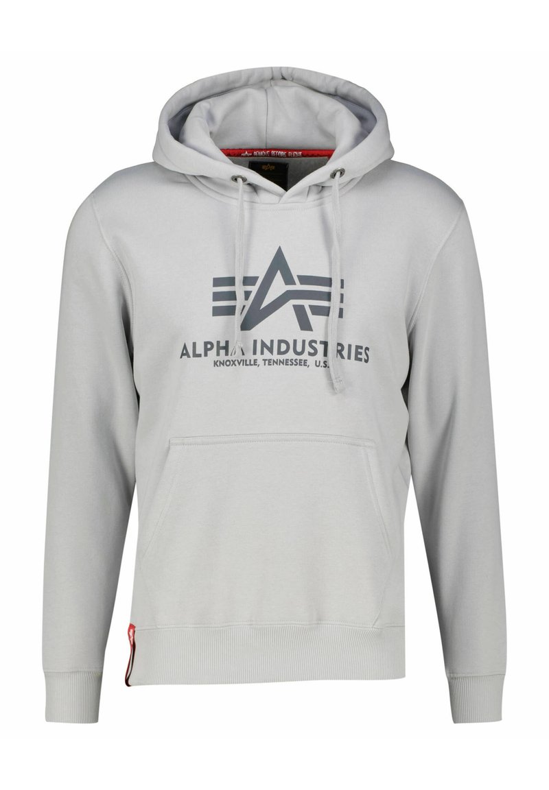 Alpha Industries BASIC - Kapuzenpullover - hellgrau - Zalando.de