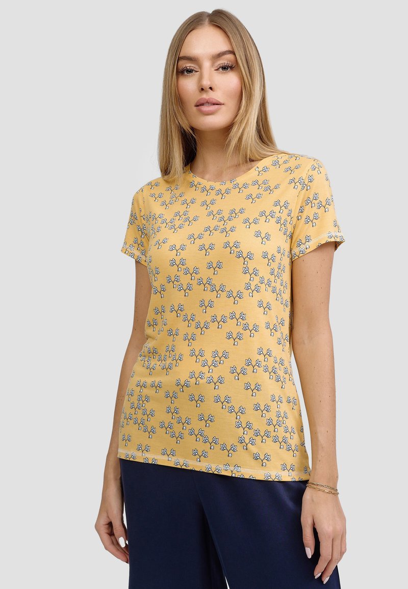 Re.draft T-shirt print - pr mineral yellow/geel - Zalando.be