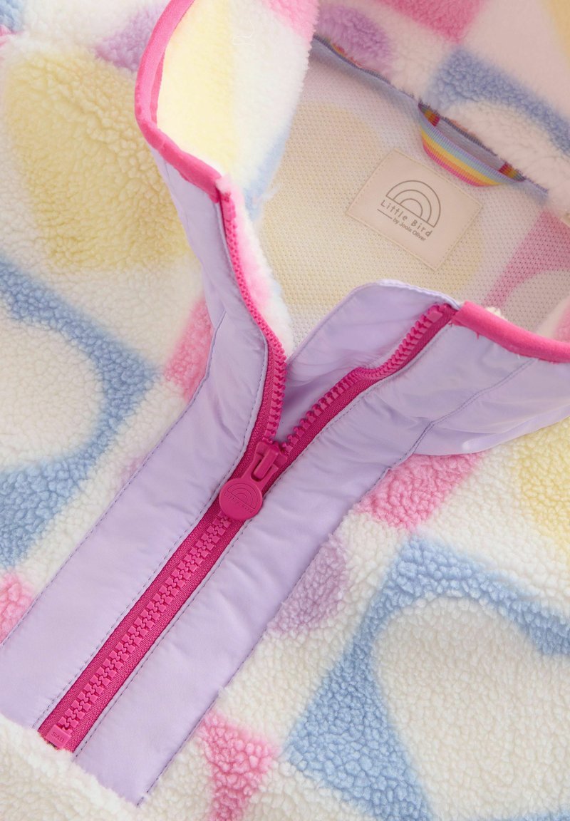 Little Bird REGULAR FIT - HEART BORG - Fleece jumper - multi/beige ...