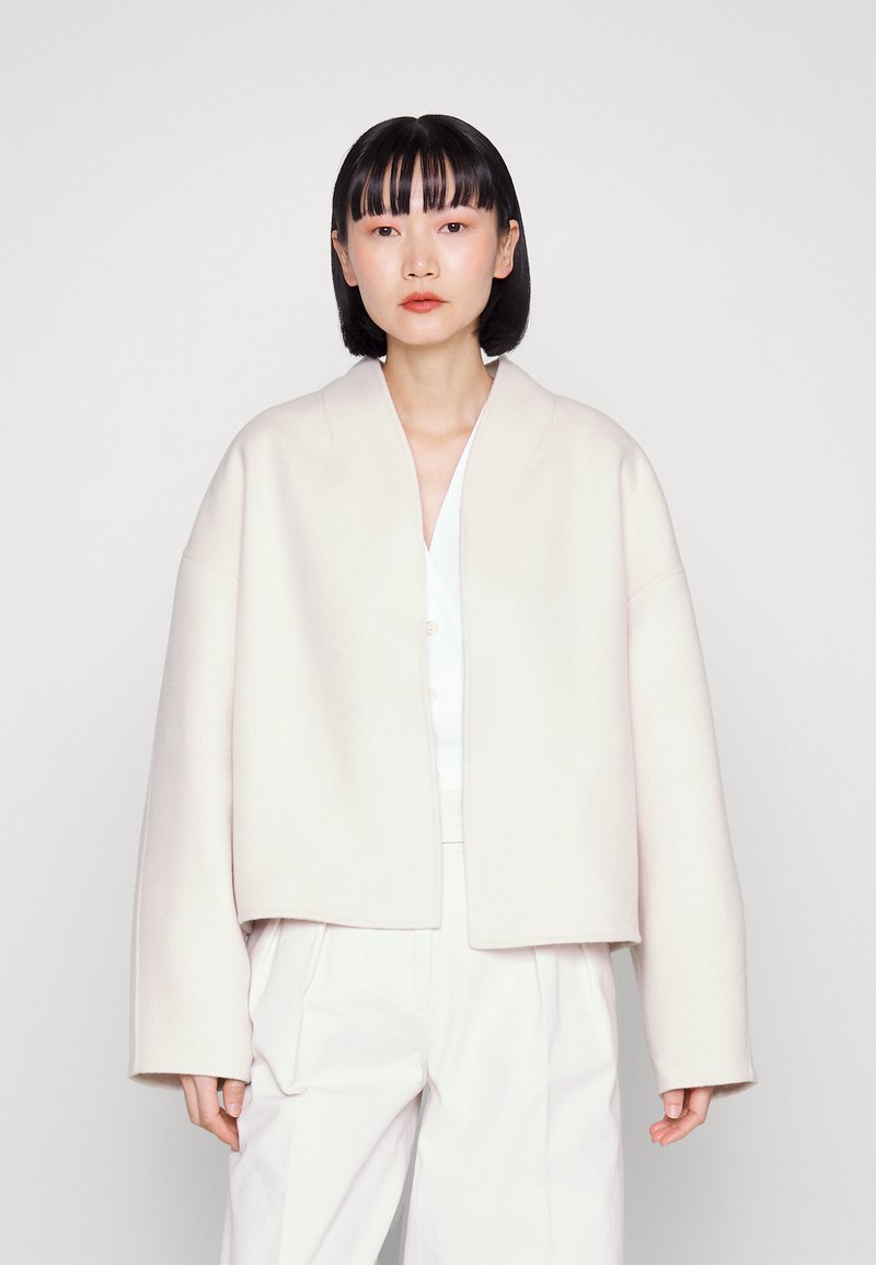 House of Dagmar SHORT JACKET - Summer jacket - panna/off-white ...