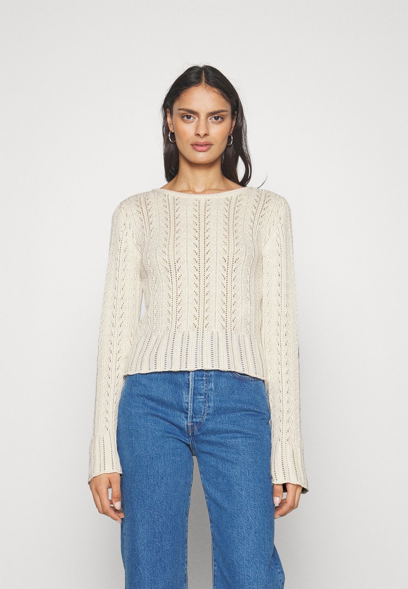 Anna Field Strickpullover - off-white/offwhite - Zalando.de