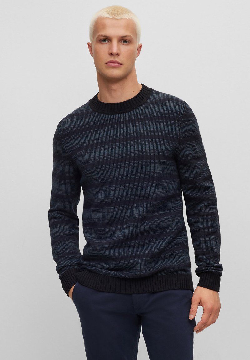 BOSS AMODEROS - Jumper - black - Zalando.ie
