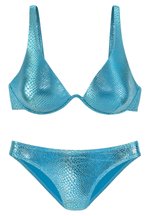 LASCANA JETTE BY LASCANA WIRE-BANDEAU BIKINI SET - Bikini - türkis ...