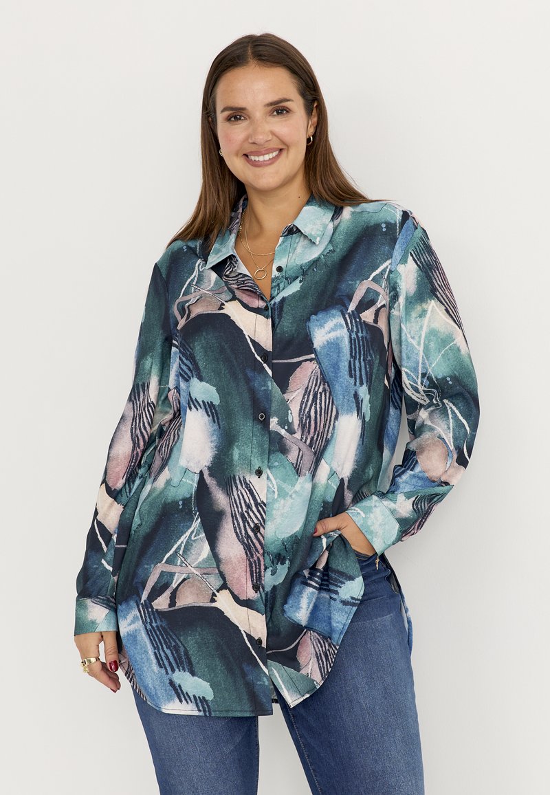 Cellbes of Sweden Overhemd - blue patterned/blauw - Zalando.be