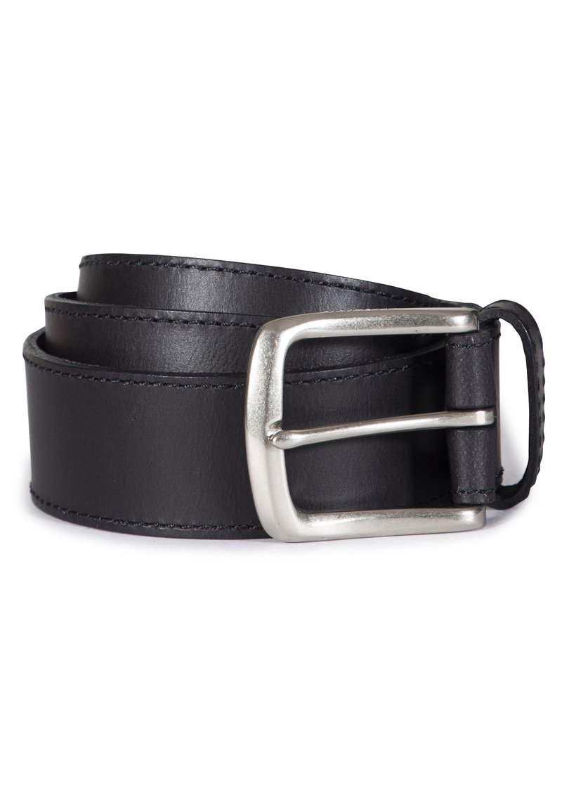 AllSaints FLAT STRAP STITCHED EDGE - Belt - black - Zalando
