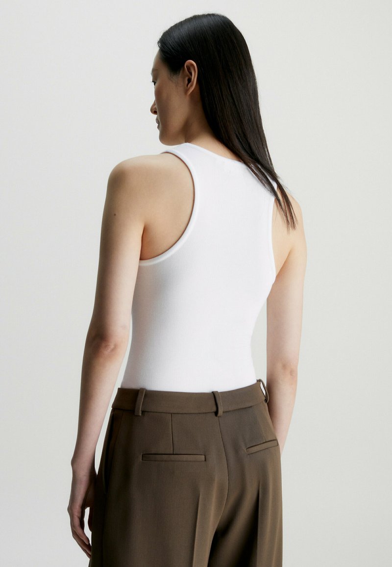 Calvin Klein SKINNY TANK - Top - bright white/blanco - Zalando.es