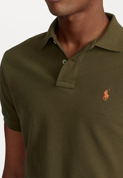 Polo Ralph Lauren SLIM FIT POLO SHIRT - Polo - canopy olive/oliva ...