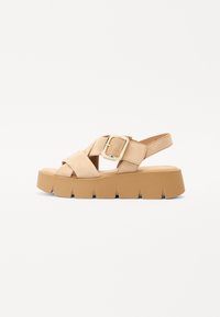 Gabor Sandale cu platformă - caramel/bej nisip - Zalando.ro