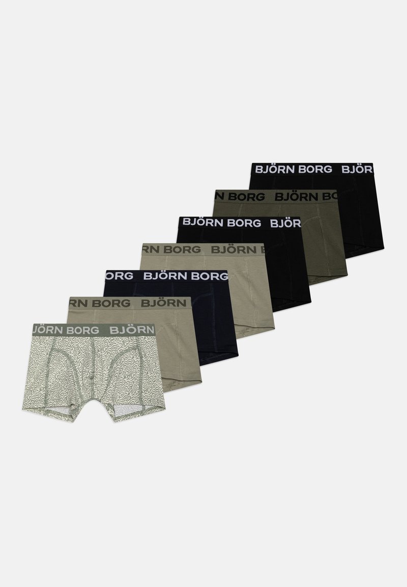 Björn Borg 7 PACK - Pants - blue/green/blue - Zalando.co.uk