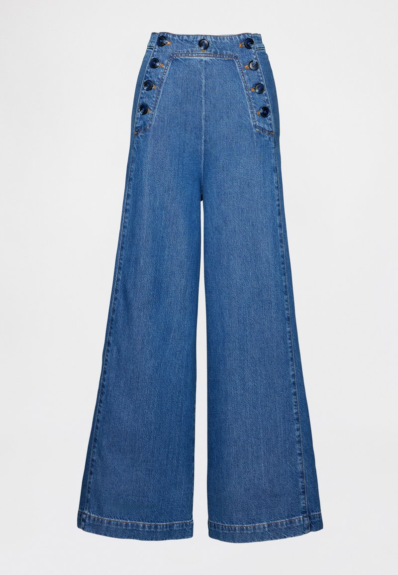 GAP GAP STUDIO SAILOR MED LINDSAY - Jeans Relaxed Fit - medium wash/blå ...