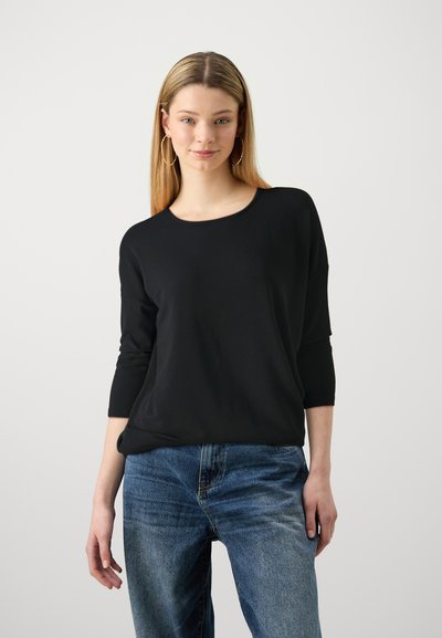 Ellos Collection ANNA - Top s dlouhým rukávem - schwarz/černá - Zalando.cz