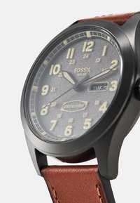 Fossil DEFENDER - Montre - stainless steel/black/noir - ZALANDO.FR