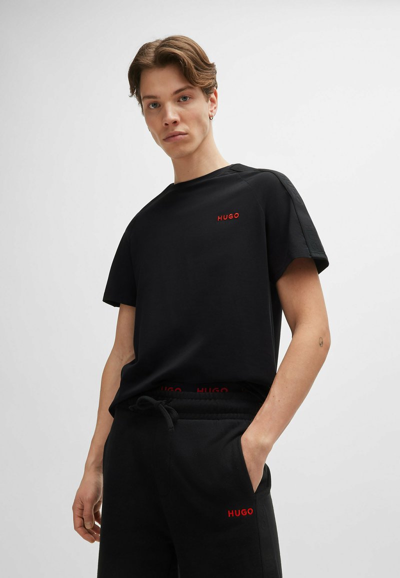 HUGO TONAL - Basic T-shirt - black one/black - Zalando.ie