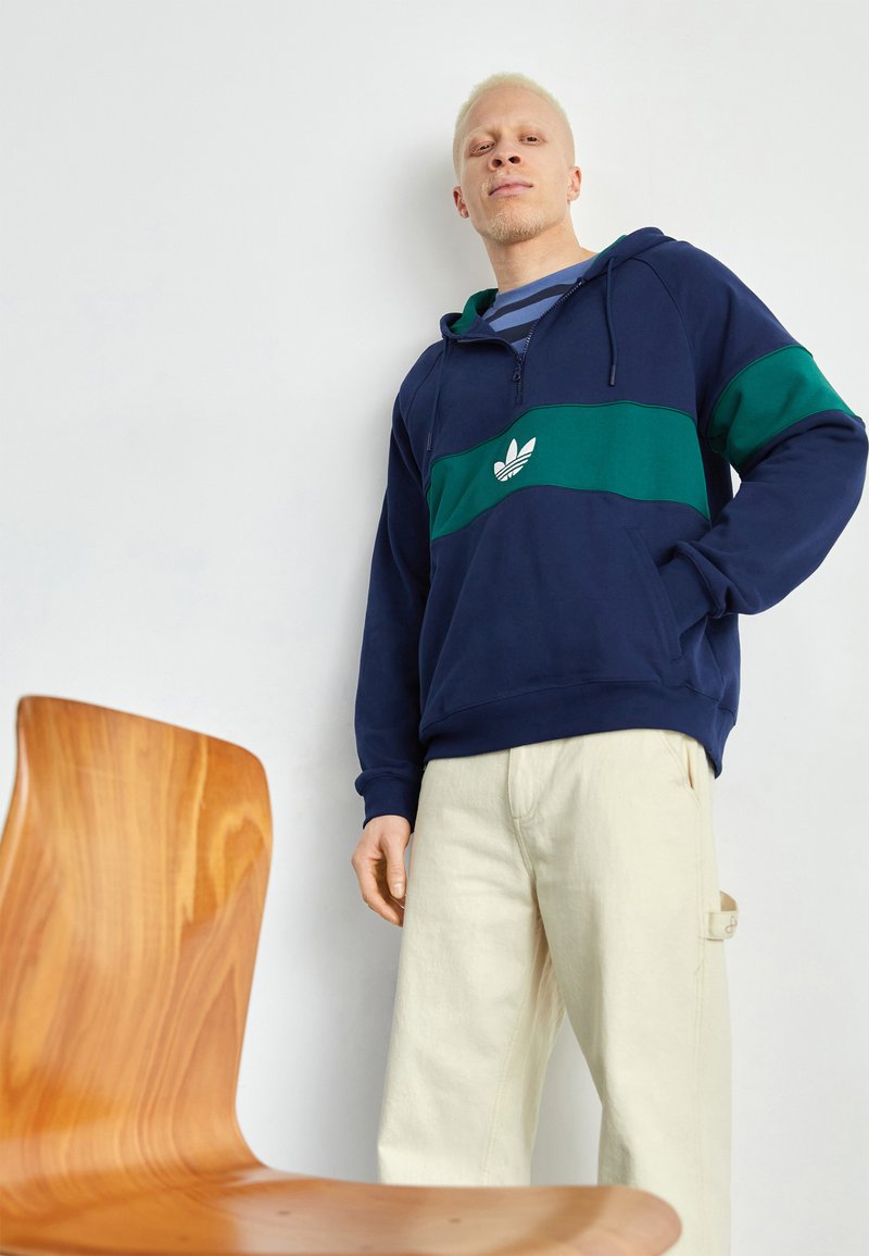 adidas Originals HACK HOOD - Sweatshirt - night indigo/dark blue - Zalando