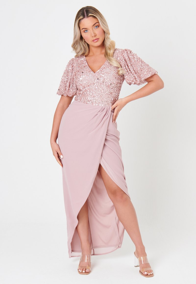 BEAUUT EMBELLISHED SEQUINS MAXI - Occasion wear - frosted pink/pink ...