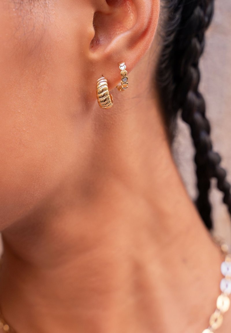 My Jewellery SMALL WITH HEARTS - Ohrringe - gold coloured/goldfarben ...