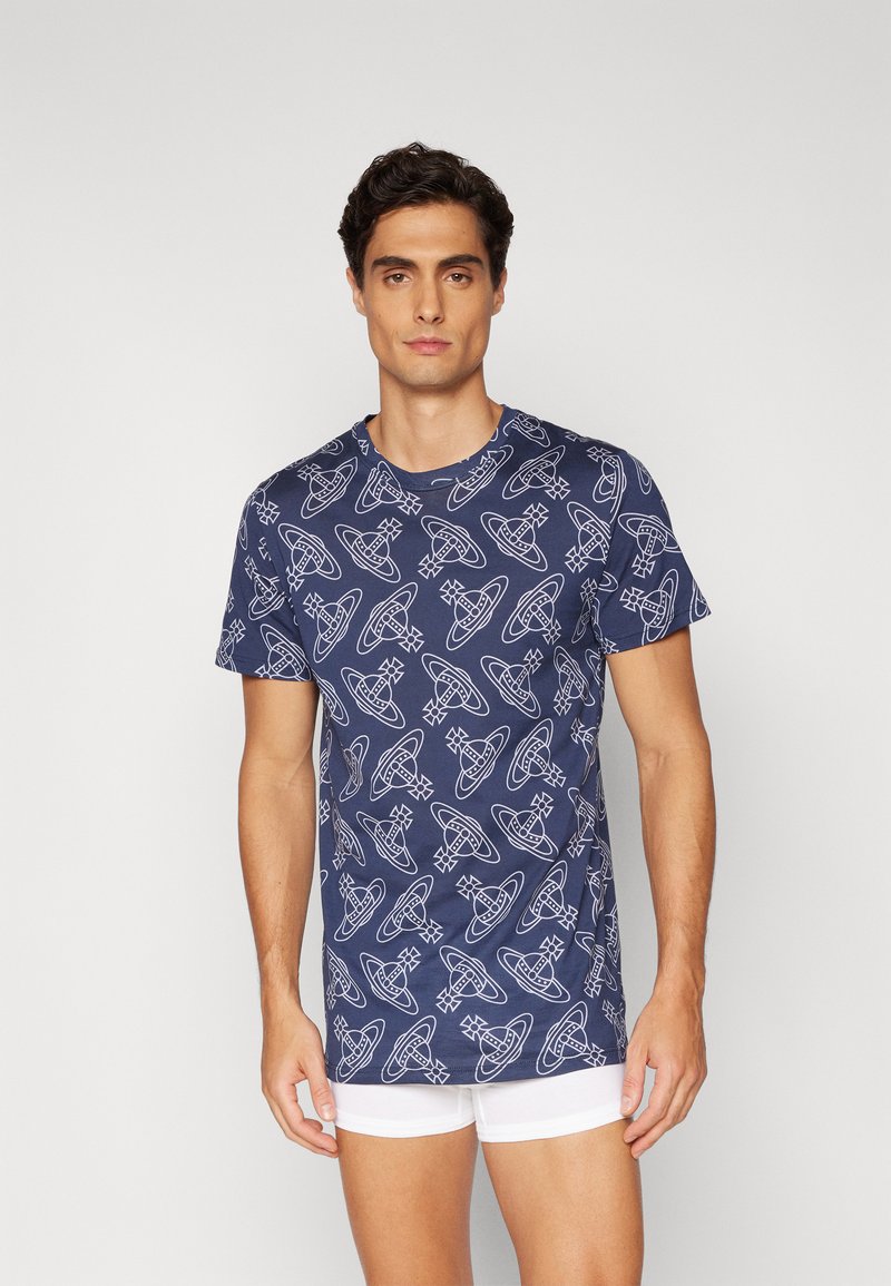 Vivienne Westwood ALLOVER - Undershirt - navy blue/dark blue - Zalando.ie