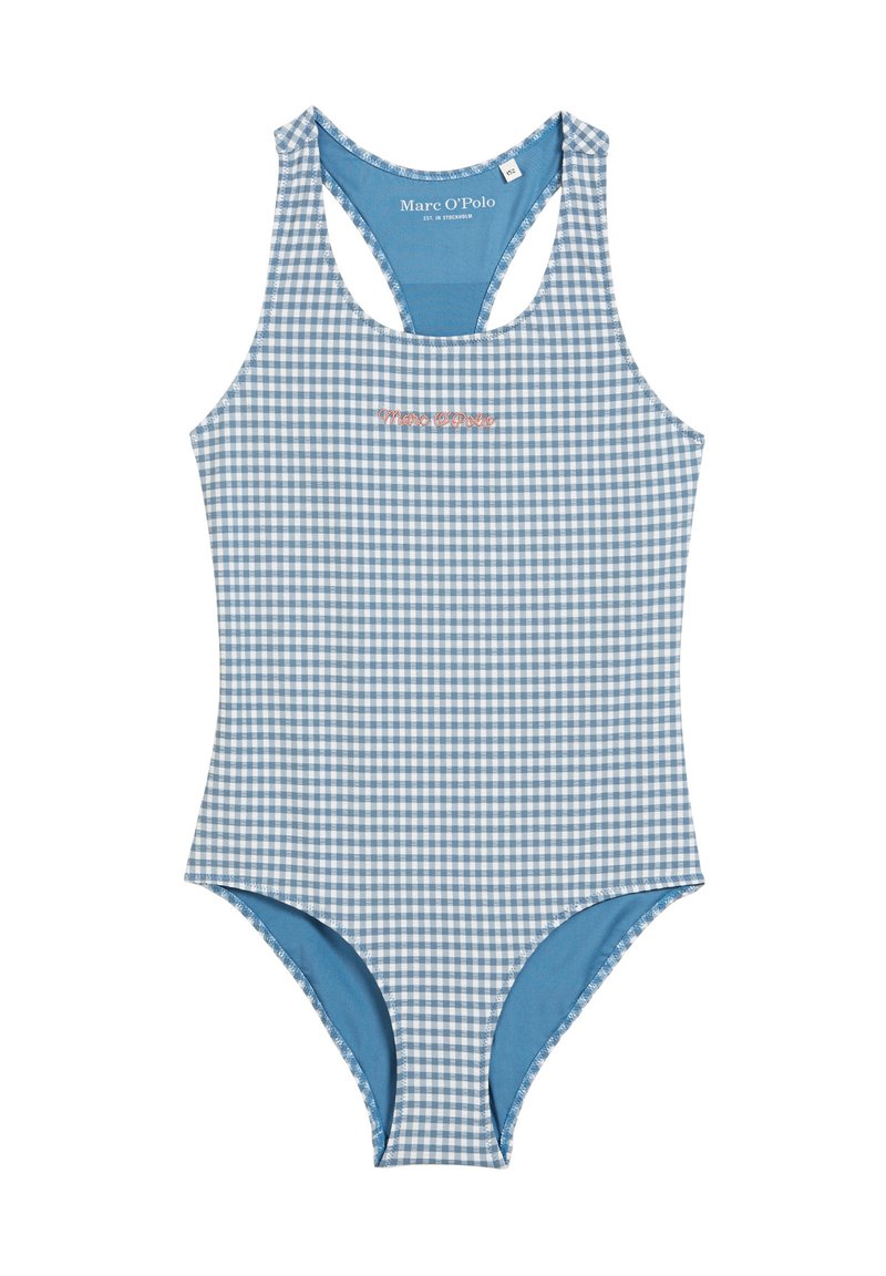 Marc O'Polo Junior Badeanzug - faded blue check/blau - Zalando.ch