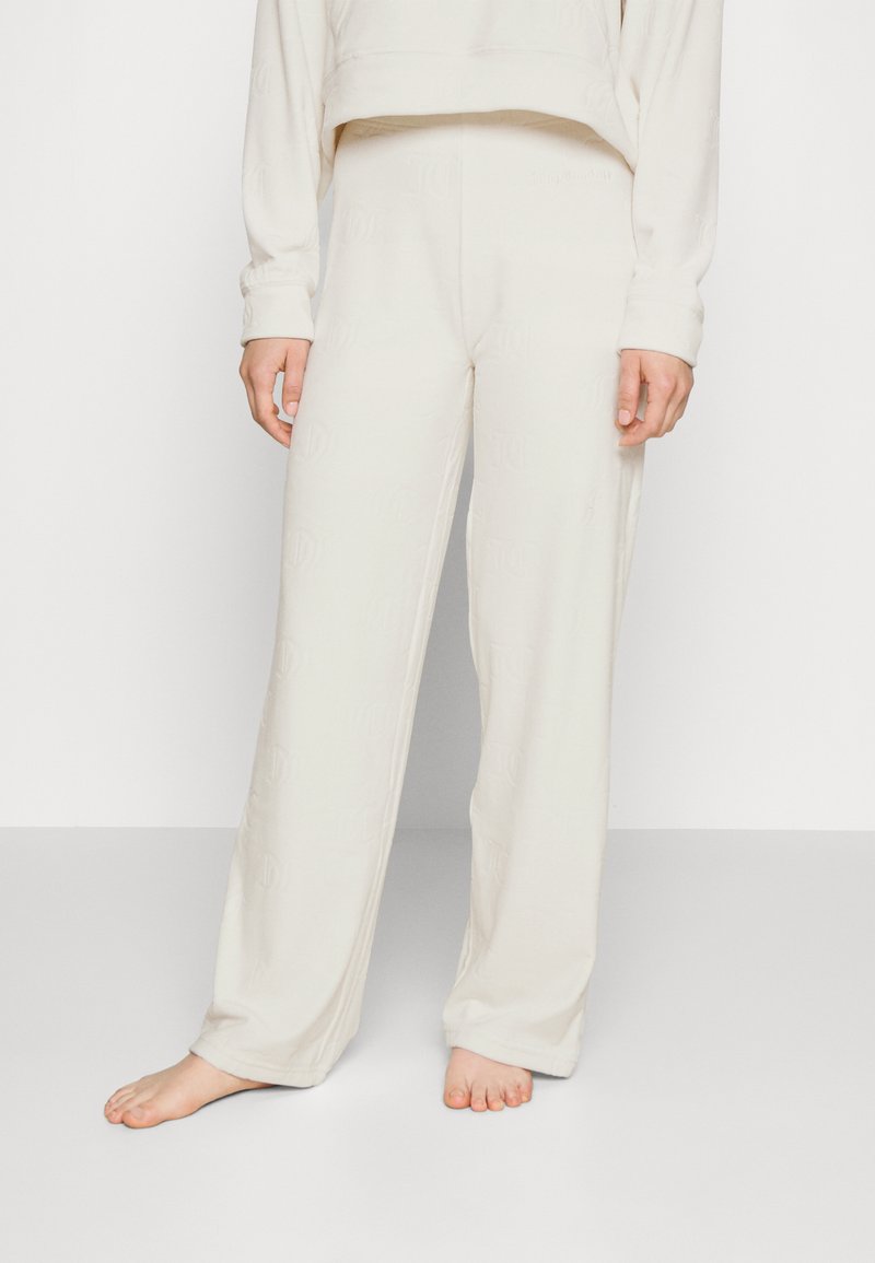 Juicy Couture DOUBLE FACED PANT - Nachtwäsche Hose - sugar swizzle/weiß ...
