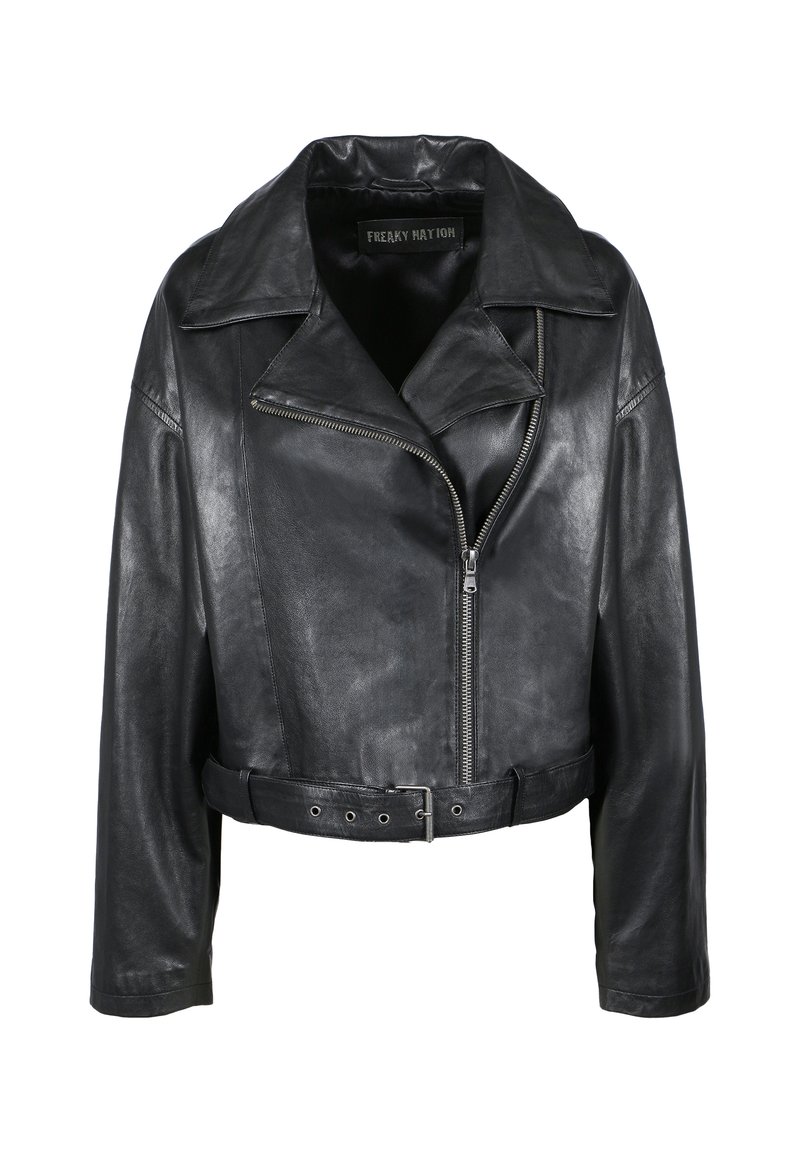 Freaky Nation LOVESTORY - Giacca di pelle - black/nero - Zalando.it