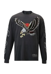 Ed Hardy EAGLE JAPAN - Longsleeve - charcoal/antraciet - Zalando.nl