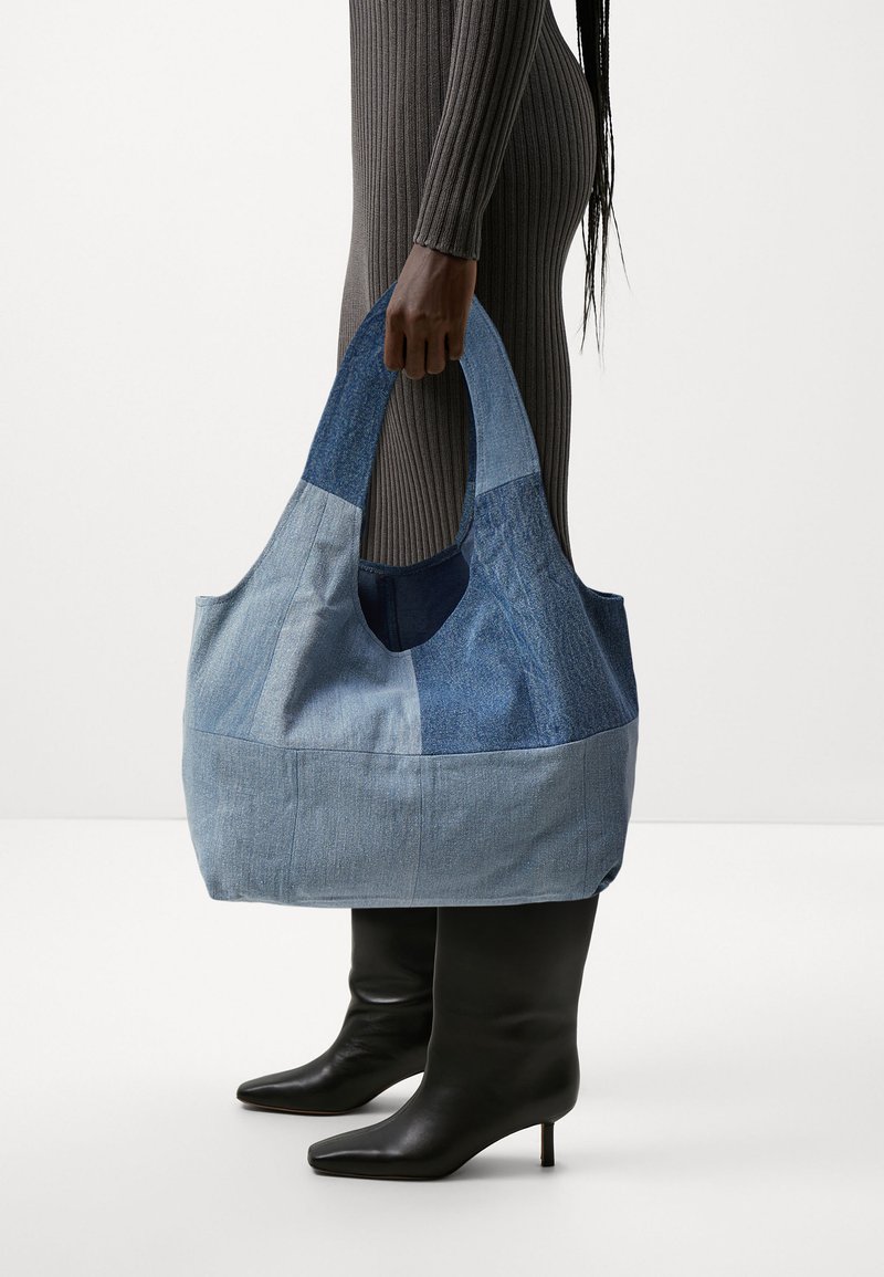 ONLY ONLDENISE - Tote bag - light blue denim/light-blue denim - Zalando.ie