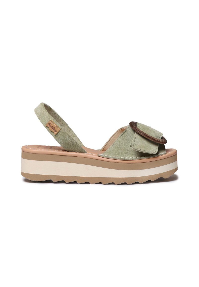 Toni Pons SAURA - Sandály na platformě - menta/mátová - Zalando.cz
