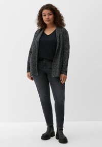 Triangle USED LOOK - Jeans Skinny Fit - dunkelgrau/raw denim - Zalando.ch
