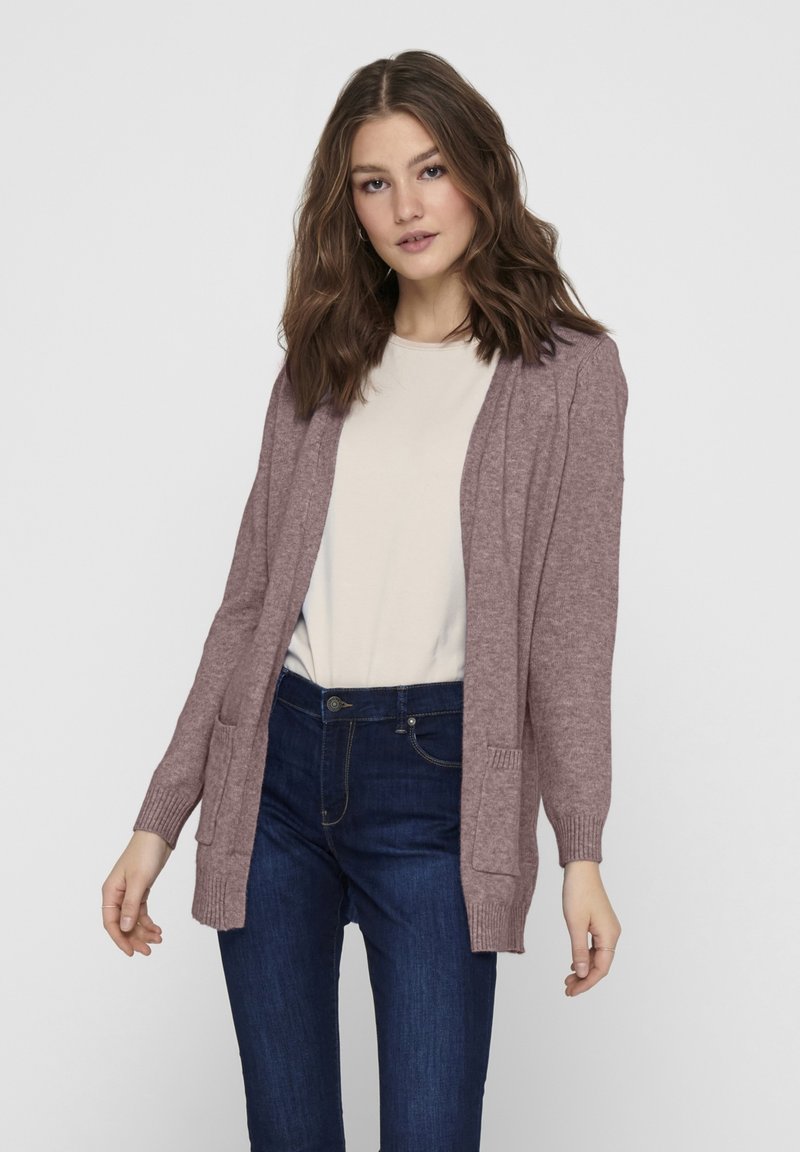 ONLY OPEN NOOS - Cardigan - rose brown melange/rosa - Zalando.it