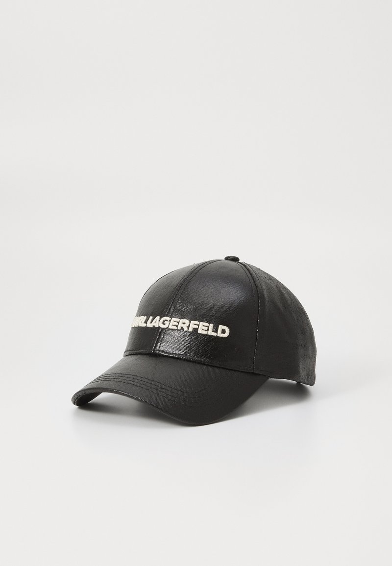 KARL LAGERFELD K/ESSENTIAL COATED - Cap - black/schwarz - Zalando