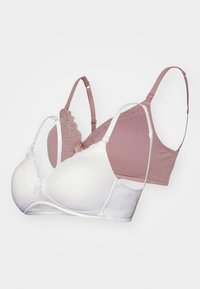 Anna Field MAMA 2 PACK - Podprsenka s kosticemi - pink/white/růžová ...