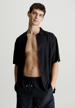 Calvin Klein Swimwear RESORT - Hemd - monogram black/schwarz - Zalando.de