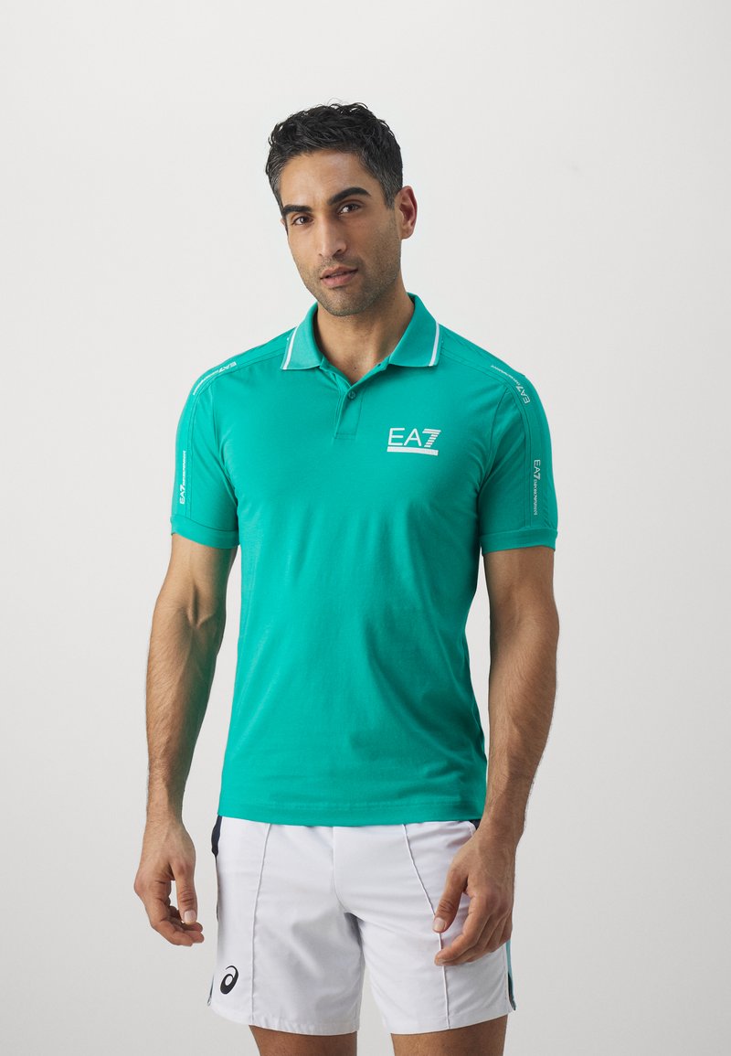 EA7 Emporio Armani CLUB - Polo shirt - spectra green/mint - Zalando.ie