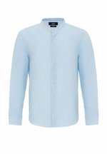 Antioch MANDARIN COLLAR LONG SLEEVE - Hemd - turquoise/türkis - Zalando.de