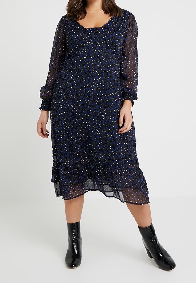 JUNAROSE - by VERO MODA Maxi dress - blue - (Pre-owned) - Zalando